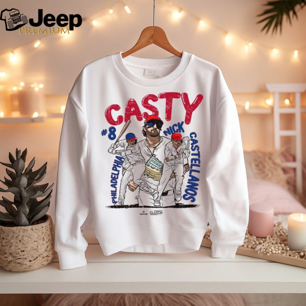 Official Nick Castellanos #8 Philadelphia Phillies Casty Players t ...