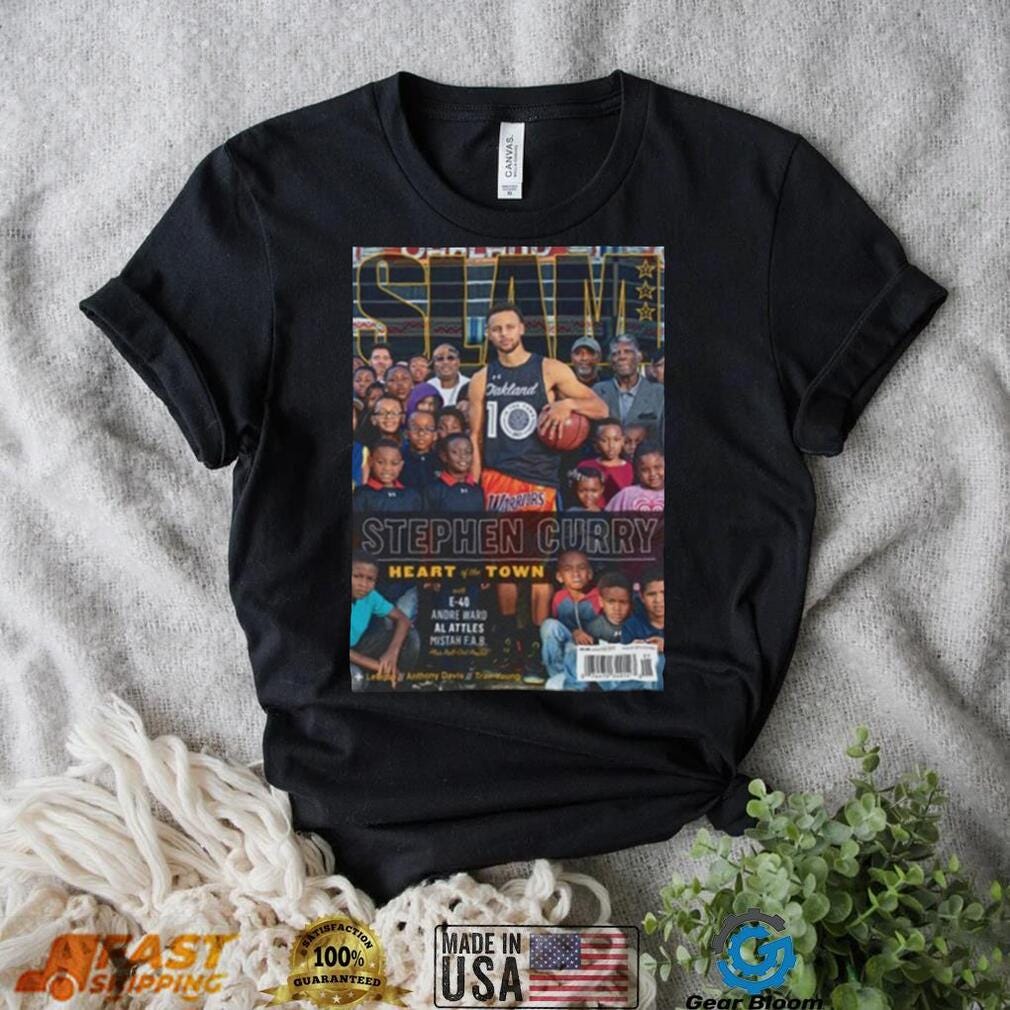 Stephen Curry Golden State Warriors NBA Slam Cover Tee | by Tonasscar ...
