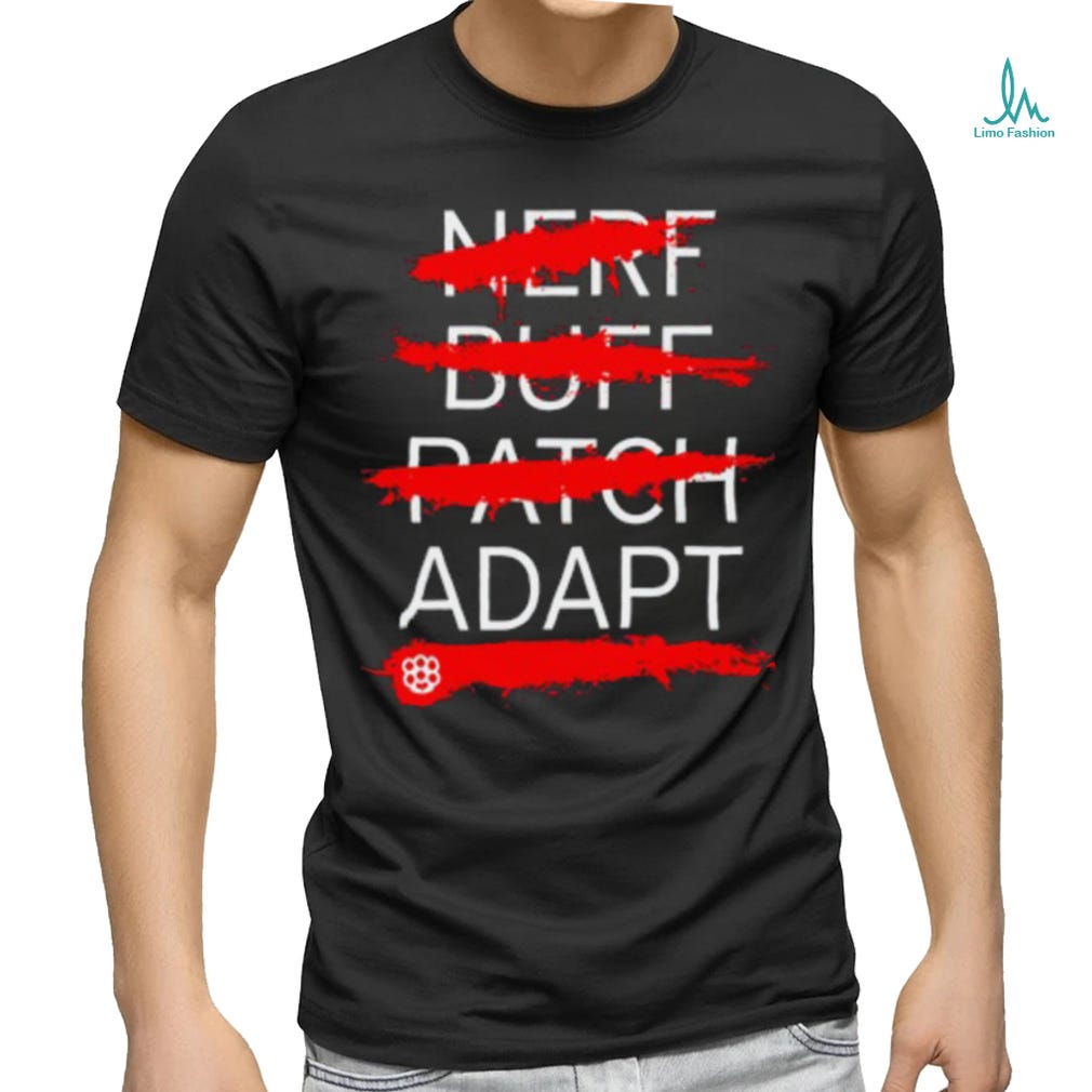 Nerf Buff Patch Adapt Shirt. DESCRIPTION | by Cutjog | Apr, 2024 | Medium