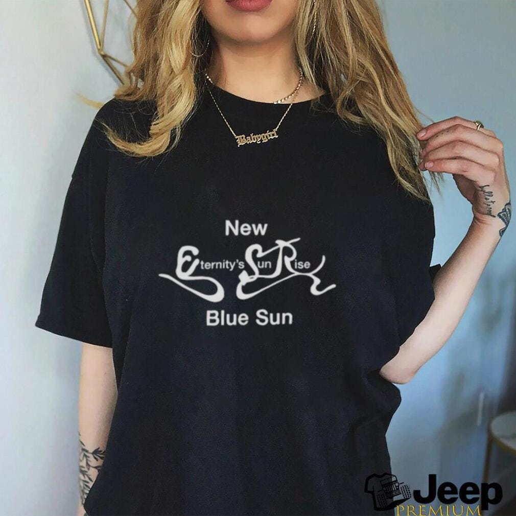 New eternity’s sunrise blue sun shirt | by Bar | Mar, 2024 | Medium