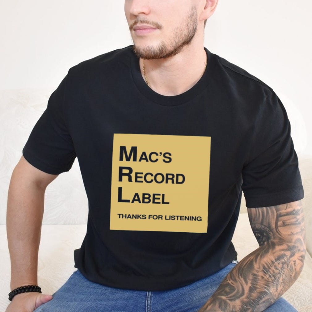 Official Mac’s Record Label Logo T shirt | by Tshirtbrown | Medium