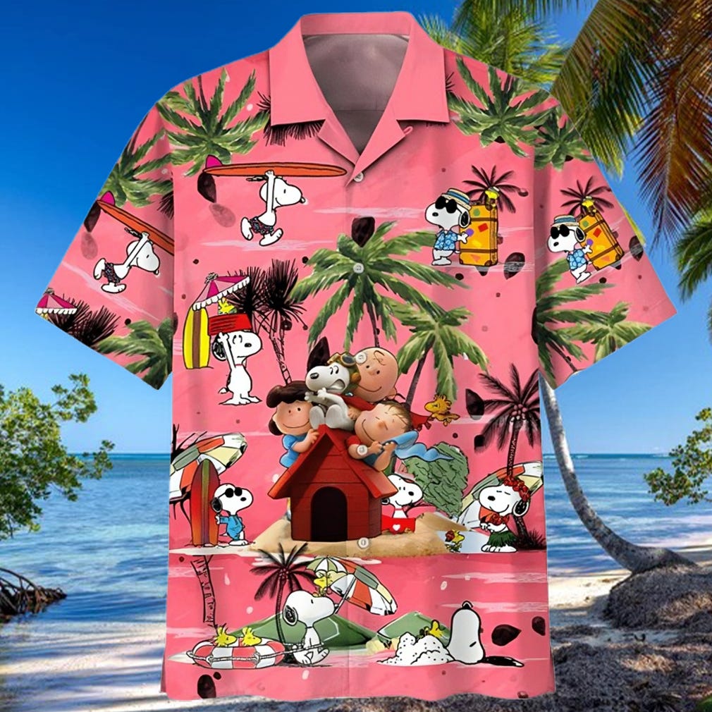 Peanuts Charlie Brown And Snoopy Print Hawaiian Shirt | by Goridwin ...