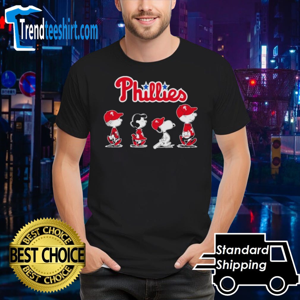 Peanuts Characters Phillies Abbey Road Bobblehead Shirt | by Fashion ...