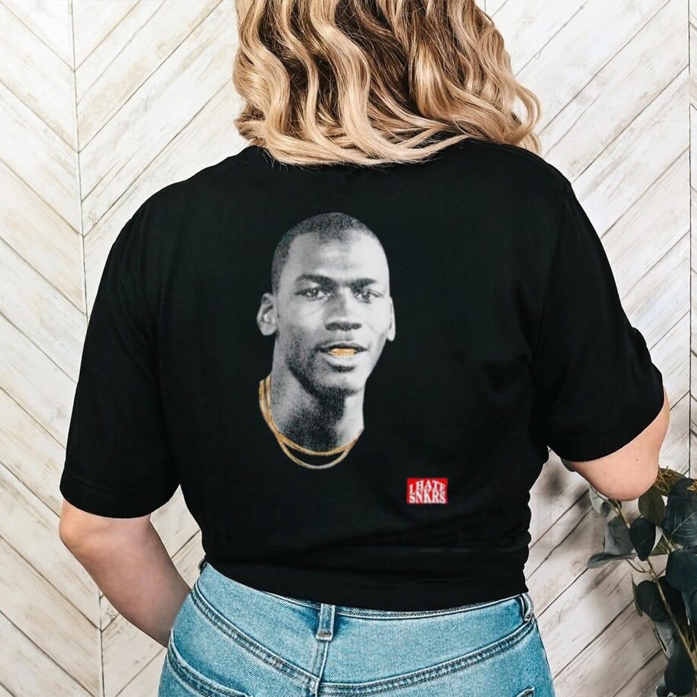 Michael Jordan Gold mouth shirt - Coblfashion - Medium