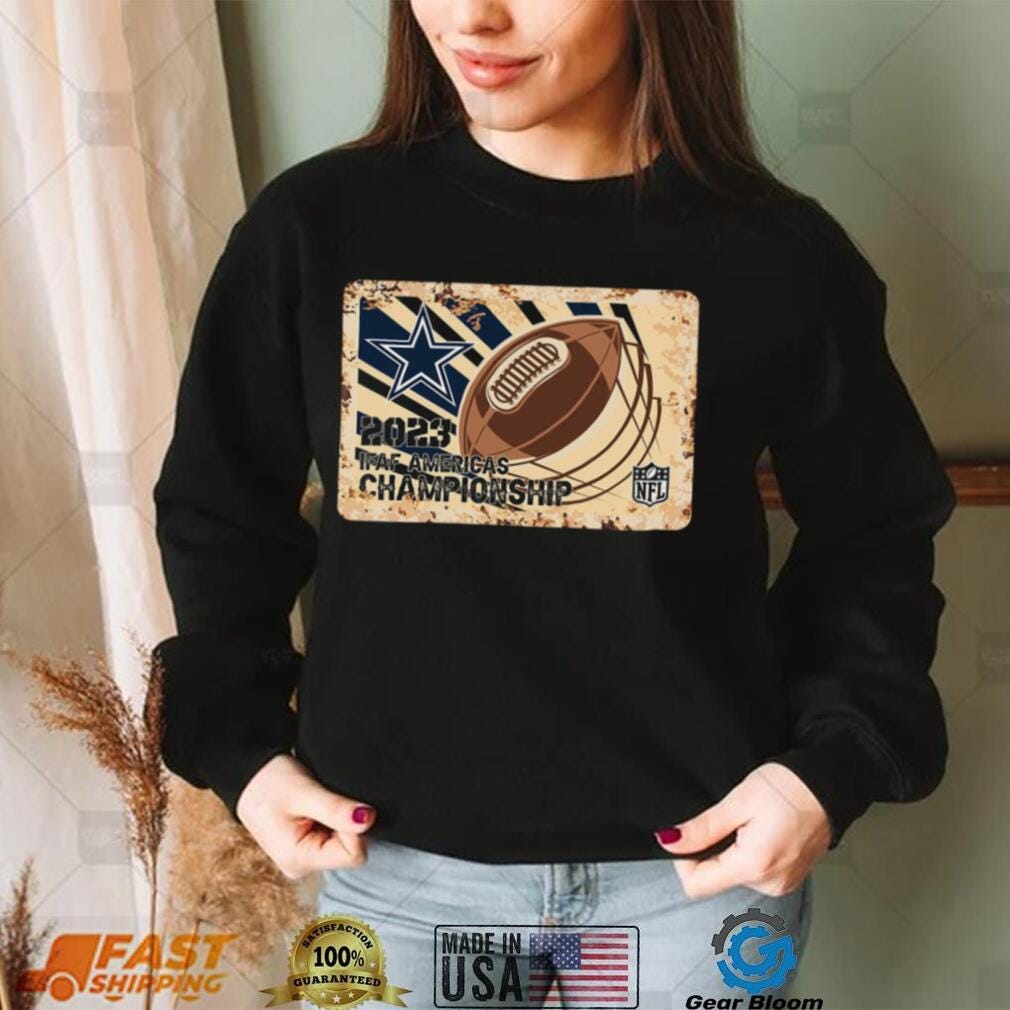 Rusty Metal Dallas Cowboys 2023 IFAF Americas Championship NFL logo ...