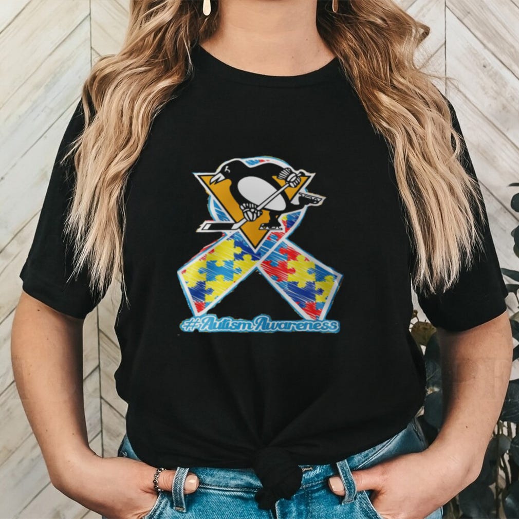 Nhl Pittsburgh penguins puzzle autism awareness personalized shirt | by ...