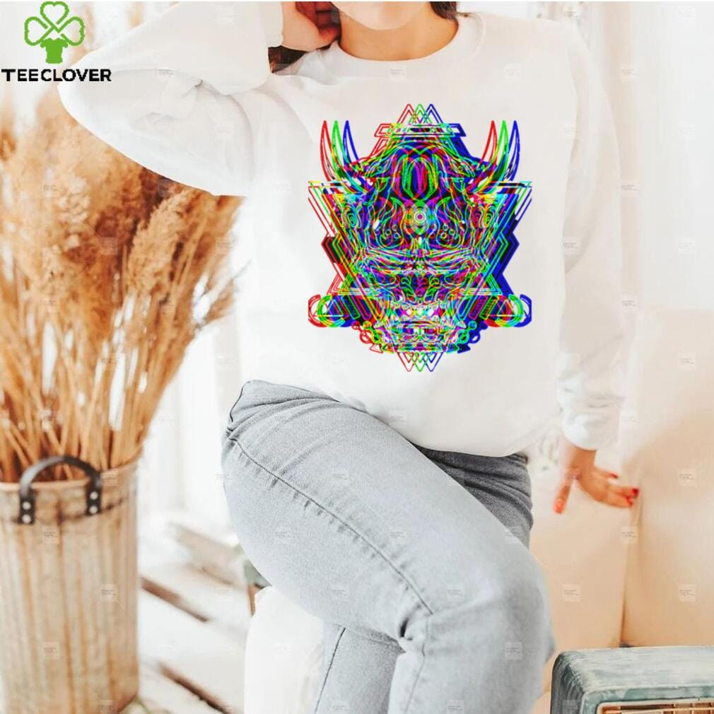 Samurai Oni Demon Mask Bushido Warrior Aesthetic Japanese T Shirt | by ...