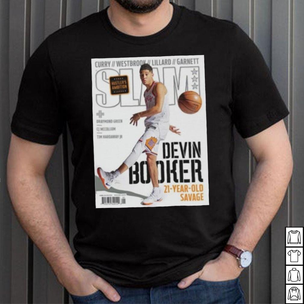 Devin Booker Phoenix Sun Slam Cover Tee Shirt NBA | by Funrubone | Jul ...