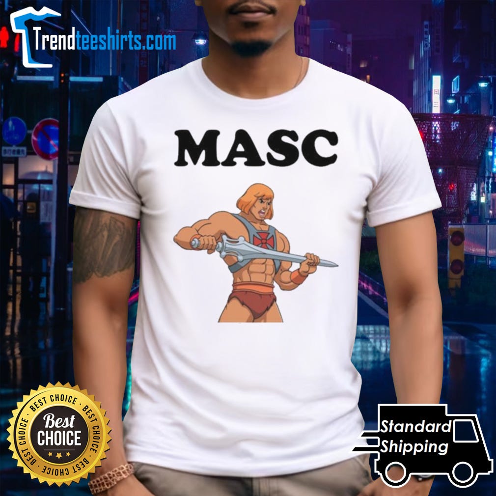 Masc He-Man Cartoon T-shirt. Buy Here: Masc He-Man Cartoon T-shirt | by ...