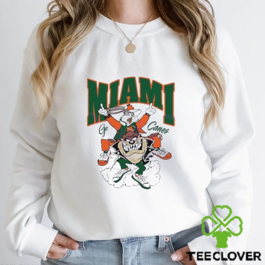 Funny looney tunes miami go canes 2024 shirt | by Wagrub | Medium