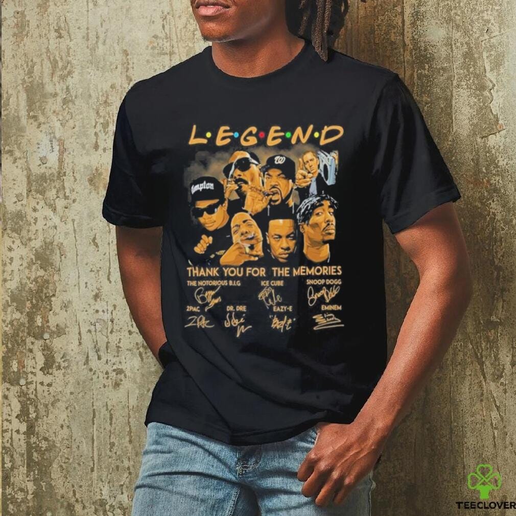 Rapper Legend Thank You For The Memories Signatures T Shirt | by ...