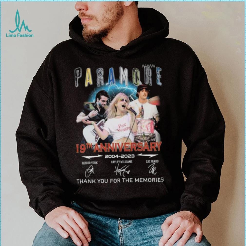 Paramore 19th Anniversary 2004 2023 Thank You For The Memories ...