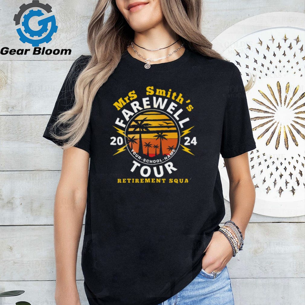Personalized Teacher’s Farewell Tour Retirement Squad Teacher T Shirts ...