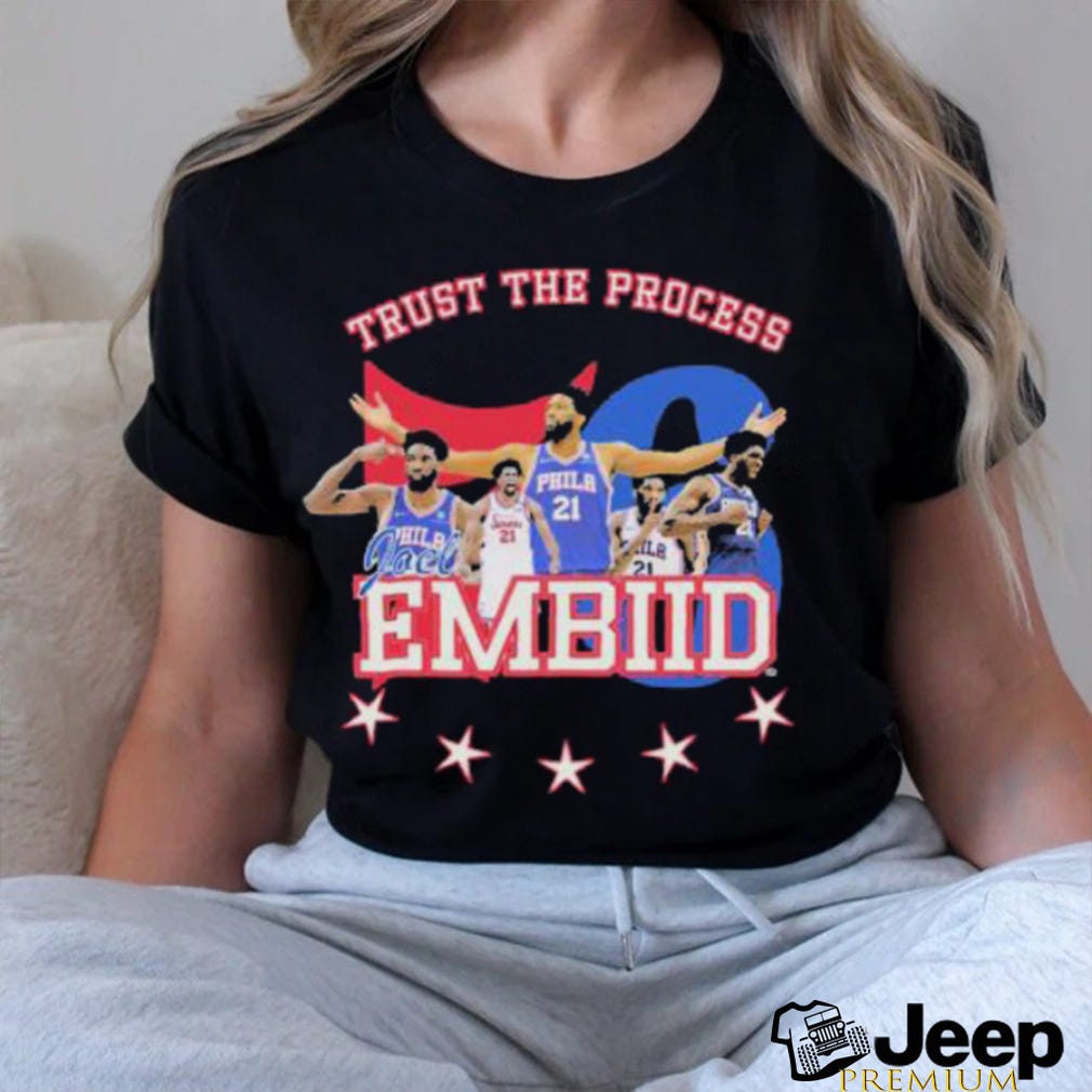 Philadelphia 76ers Joel Embiid x Trust The Process shirt | by Hutcry ...