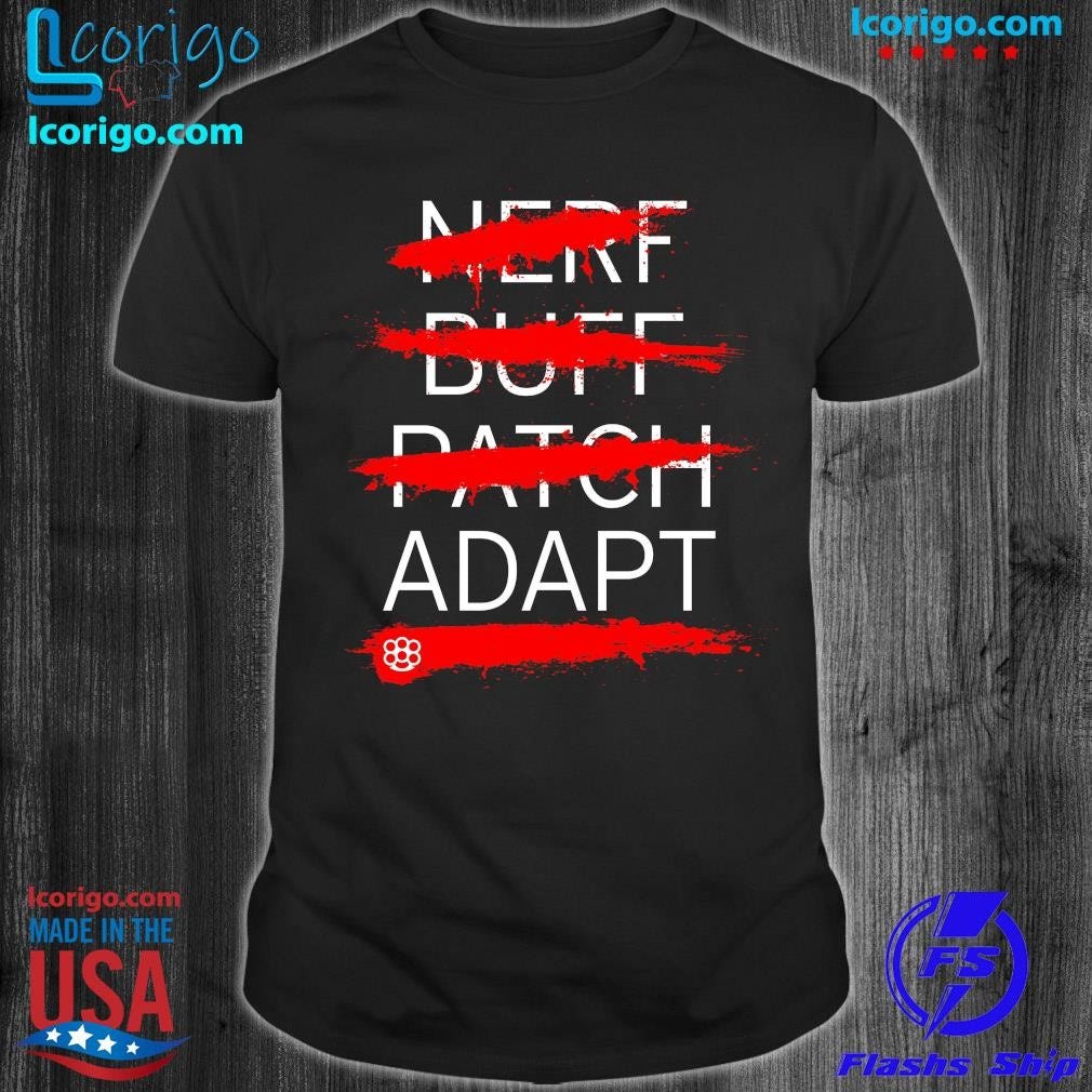Nerf Buff Patch Adapt T-Shirt. **The Nerf Buff Patch Adapt T-Shirt is… | by Lcorigo | Medium