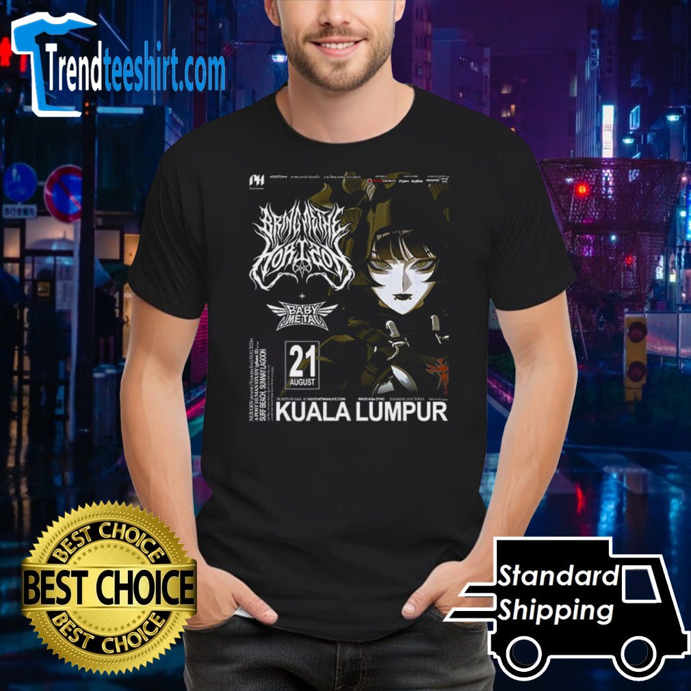 Bring Me The Horizon Malaysia Invoking Youtopia August 24 2024 shirt ...