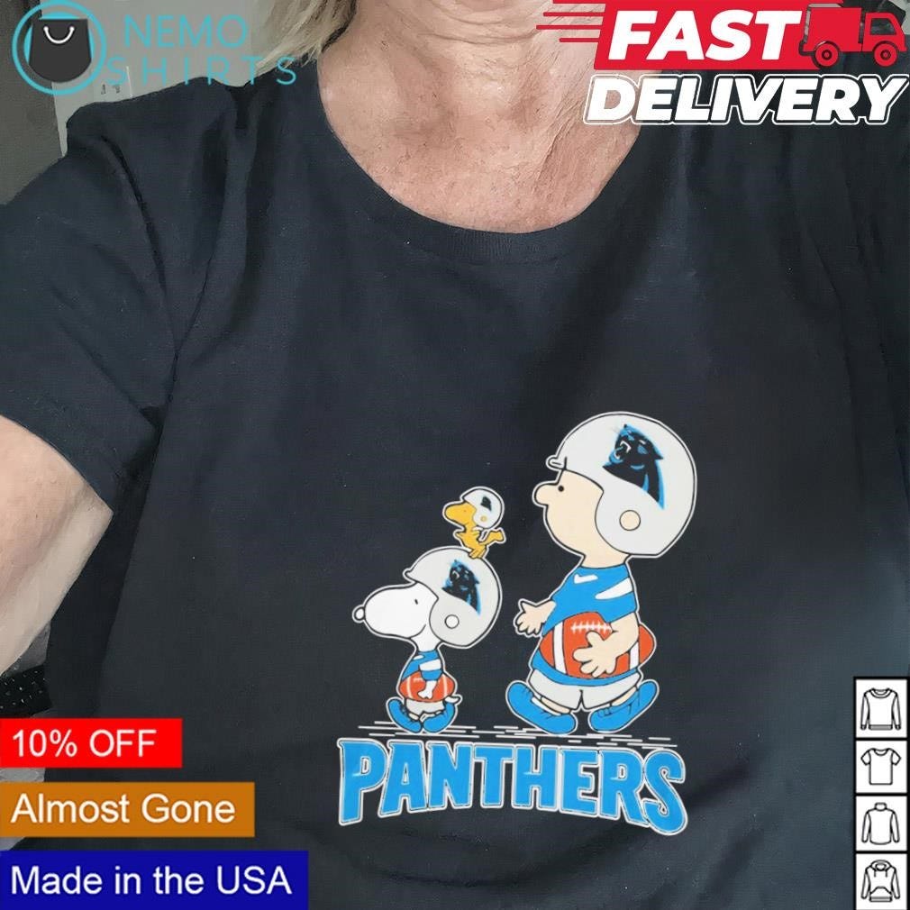 Official Snoopy and Charlie Brown Carolina Panthers football shirt | by ...