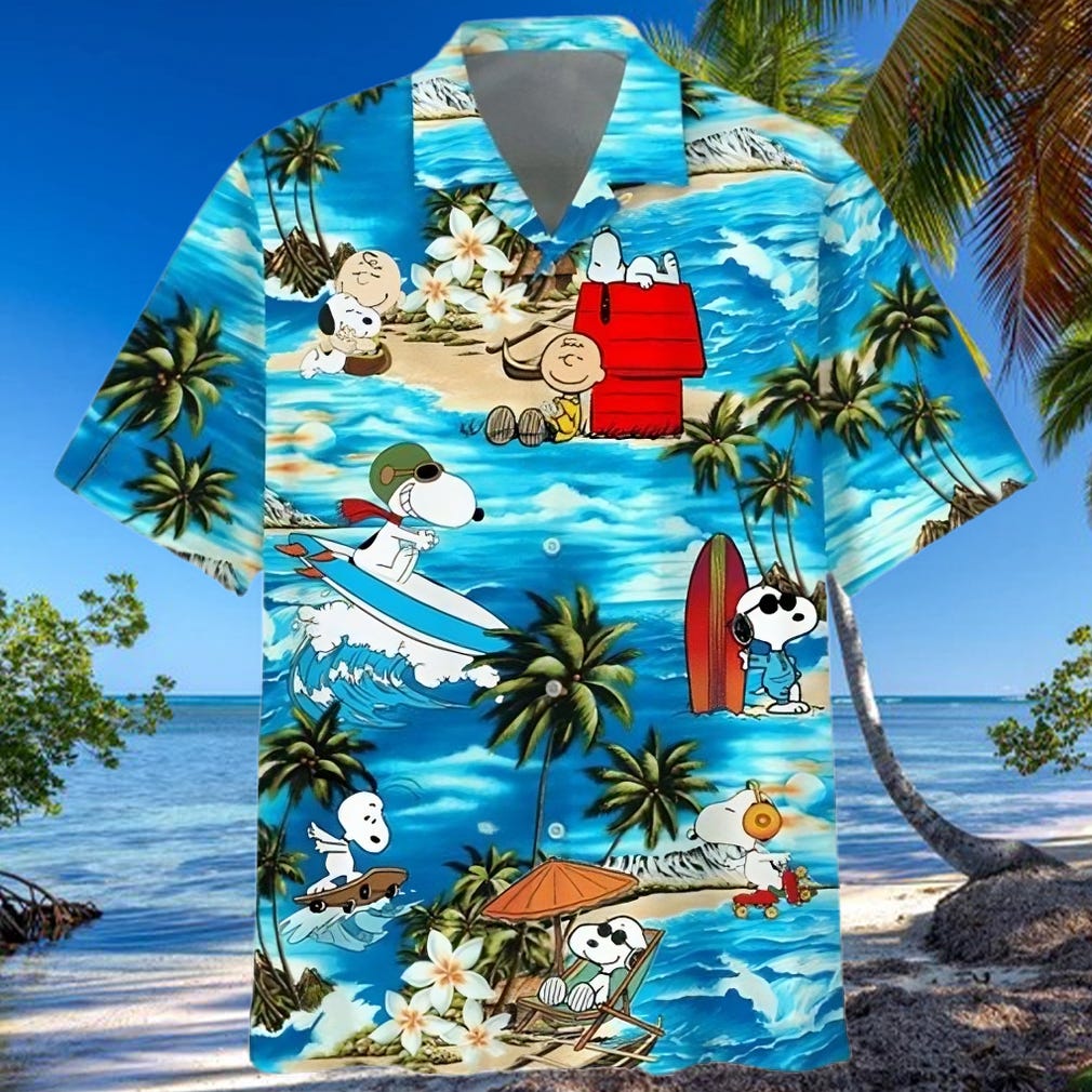 Snoopy And Charlie Brown The Peanuts Movie Aloha Hawaiian Shirt | by ...