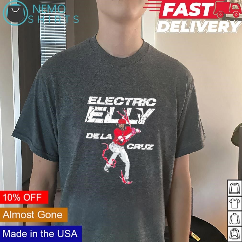 Top Electric Elly Elly De La Cruz Cincinnati Reds cracks shirt | by ...
