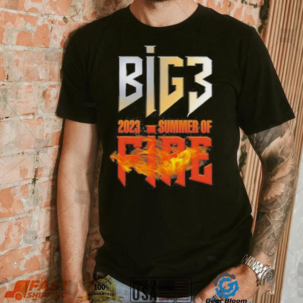 Official Big3 2023 Summer Of Fire Shirt - Joyforits - Medium