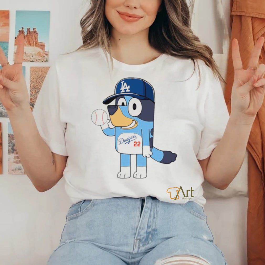 Bluey Los Angeles Dodgers baseball MLB shirt | by Doape | Jul, 2024 ...