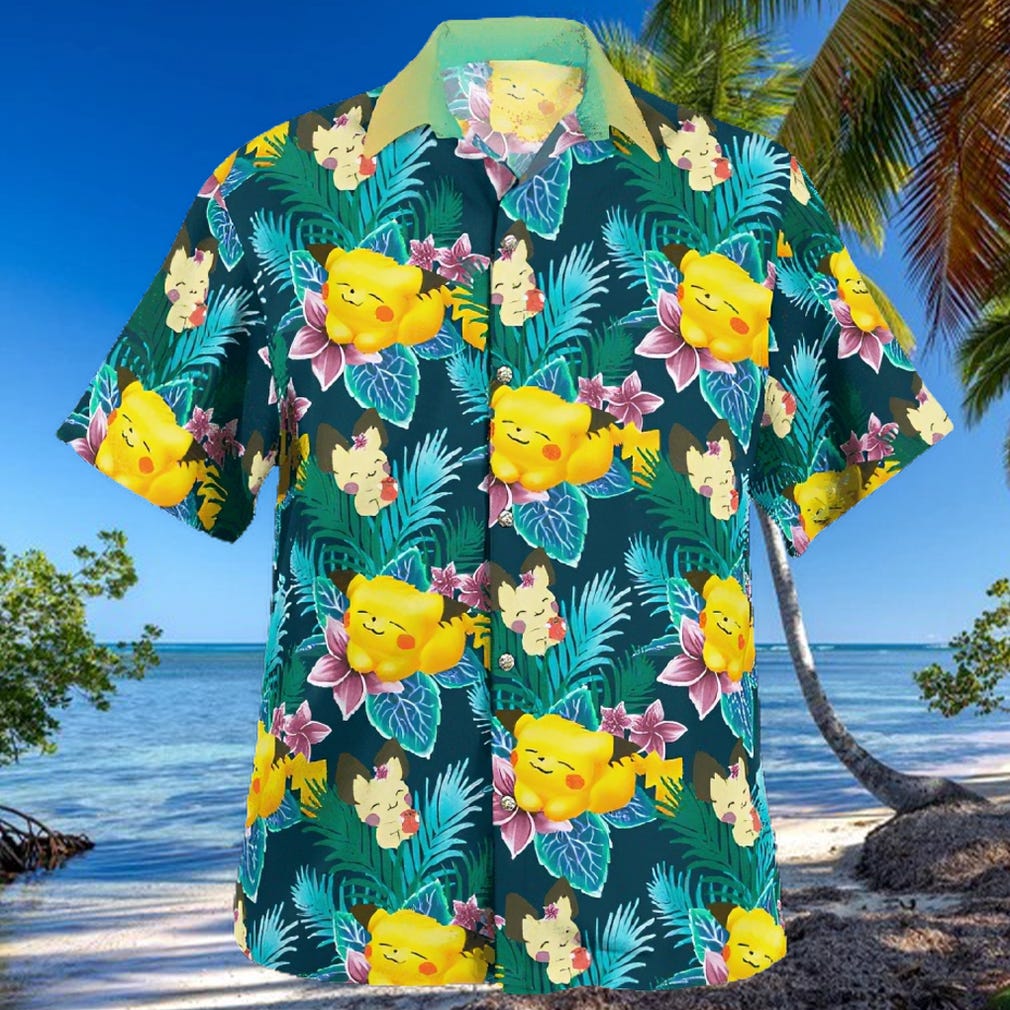Pikachu On Summer Day Beach Pokemon Hawaiian Shirt | by Goridwin | Medium