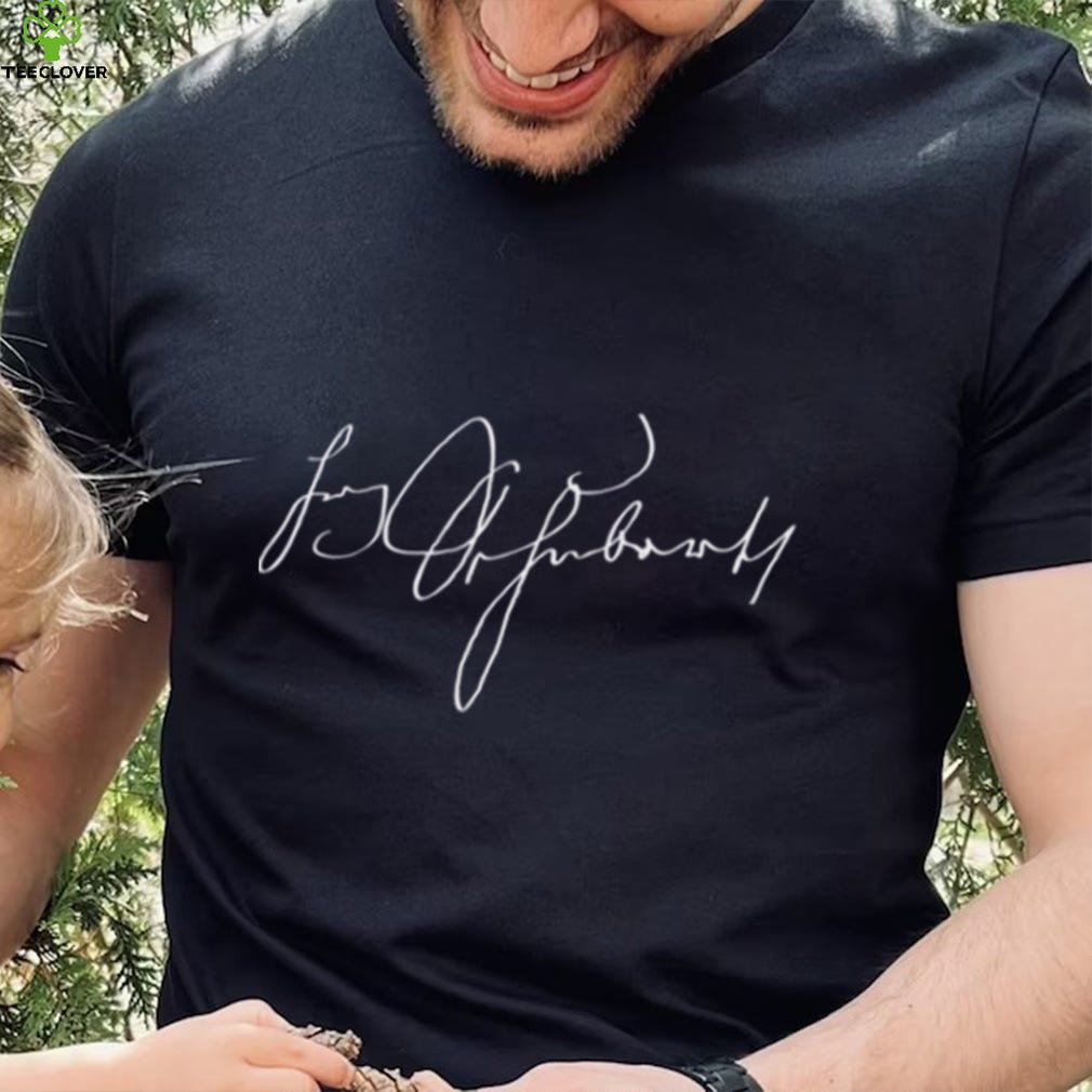 White Franz Schubert Signature shirt | by Goridwin | Medium
