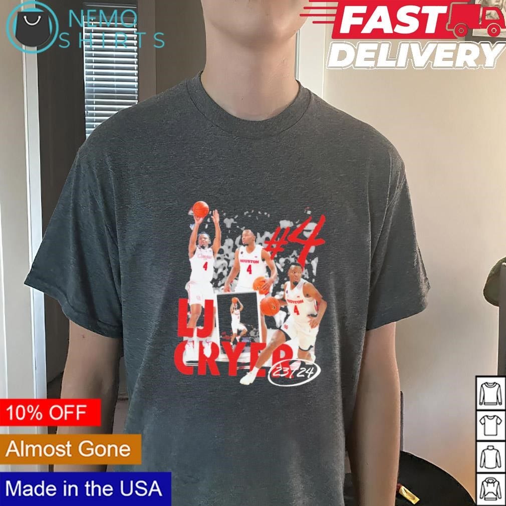 LJ Cryer Houston Cougars basketball 23 24 shirt | by Nemo Clothing ...