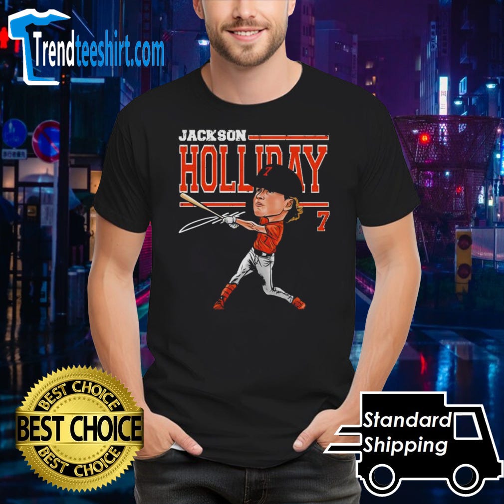 Jackson Holliday Baltimore Orioles Cartoon shirt | by Store T-shirt ...