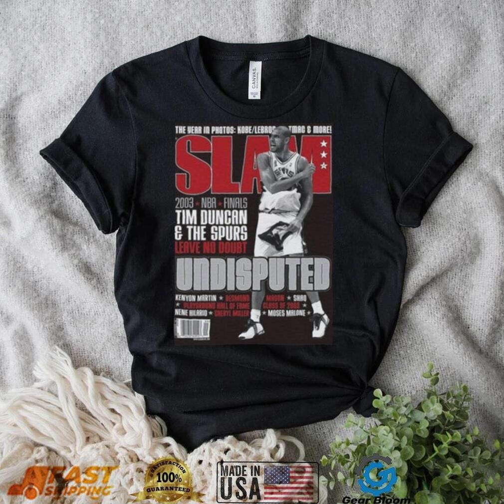 Tim Duncan San Antonio Spurs NBA Slam Cover 1 Tee Shirt | by Tonasscar ...