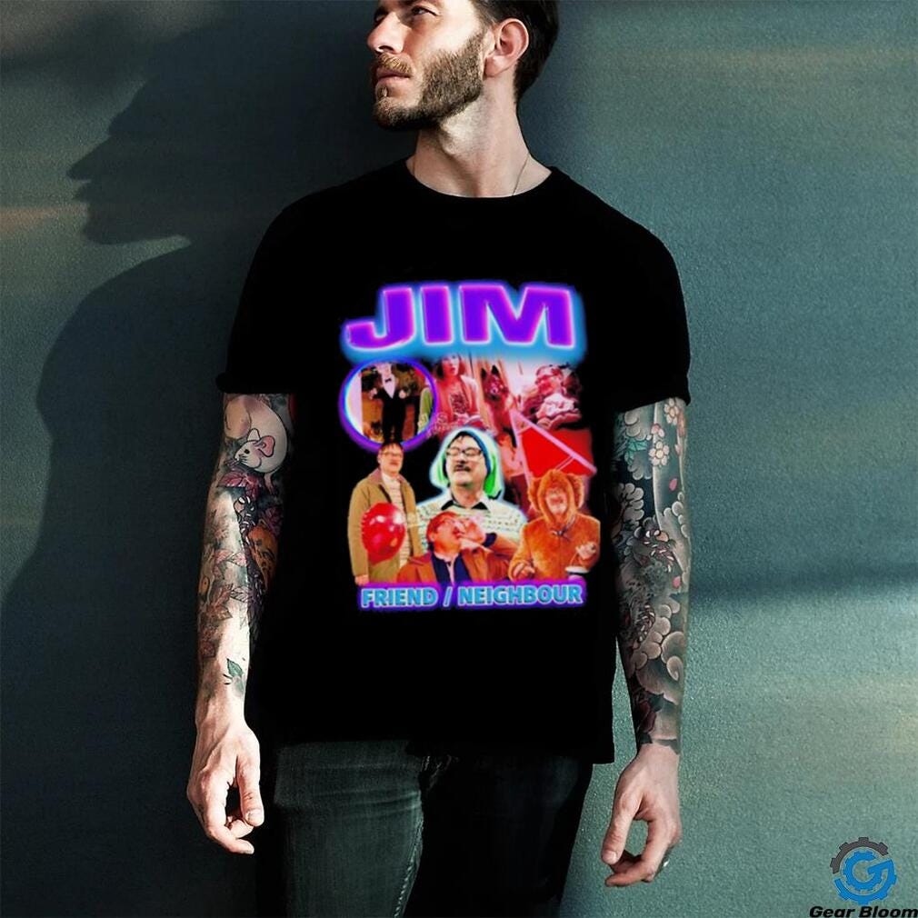JIM friend neighbour shirt. DESCRIPTION | by Braowlowl | May, 2024 | Medium