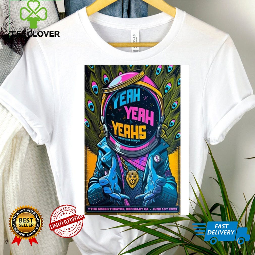 Yeah yeah yeahs june 10th 2023 at the greek theatre berkeley ca usa poster shirt | by Aletinivy ...