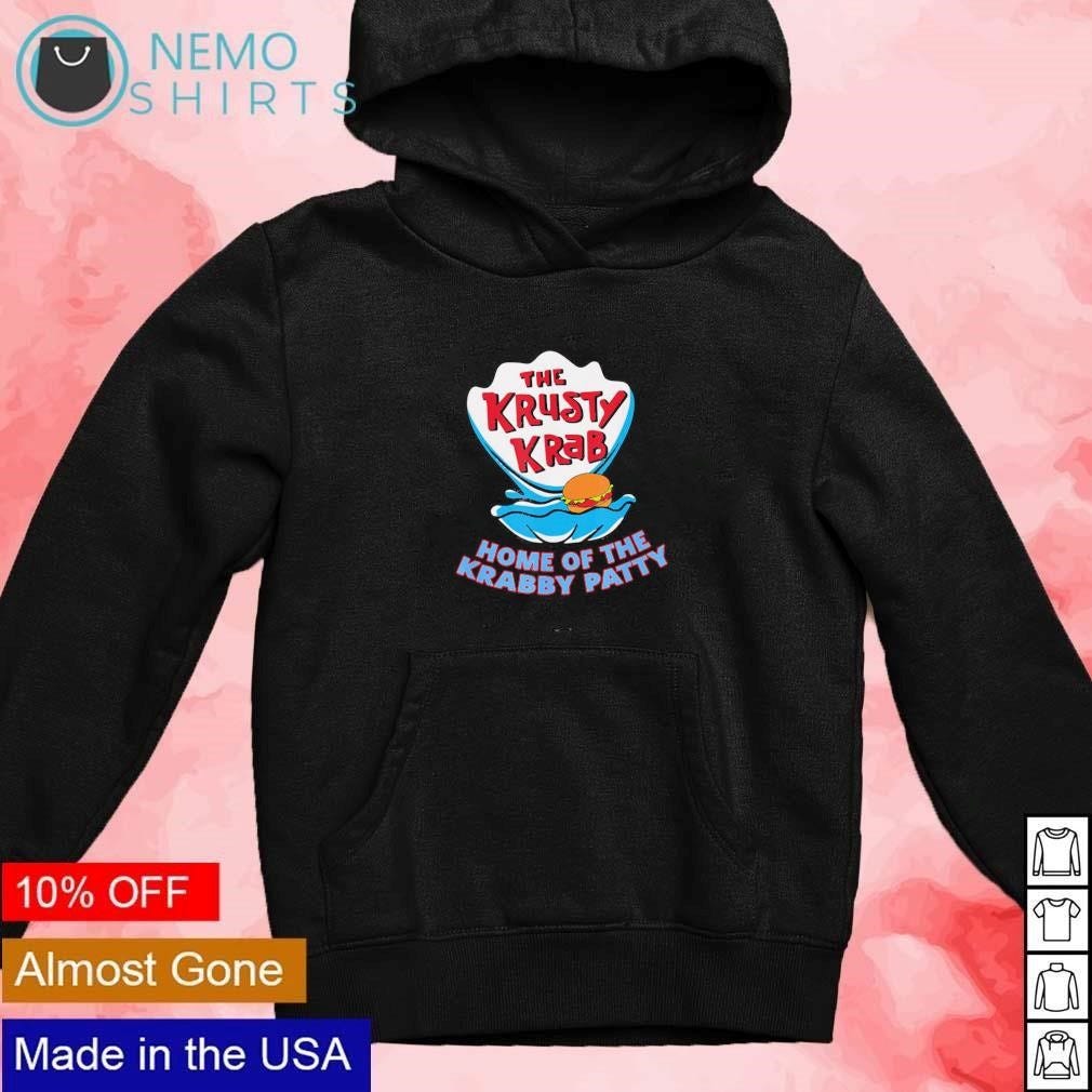 Official The krusty krab home of the krabby patty shirt - Nemo Clothing ...