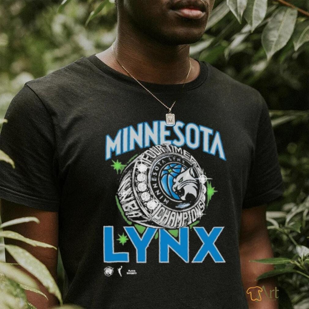 Minnesota Lynx Four Time WNBA Commissioner’s Cup Champions Ring T shirt ...
