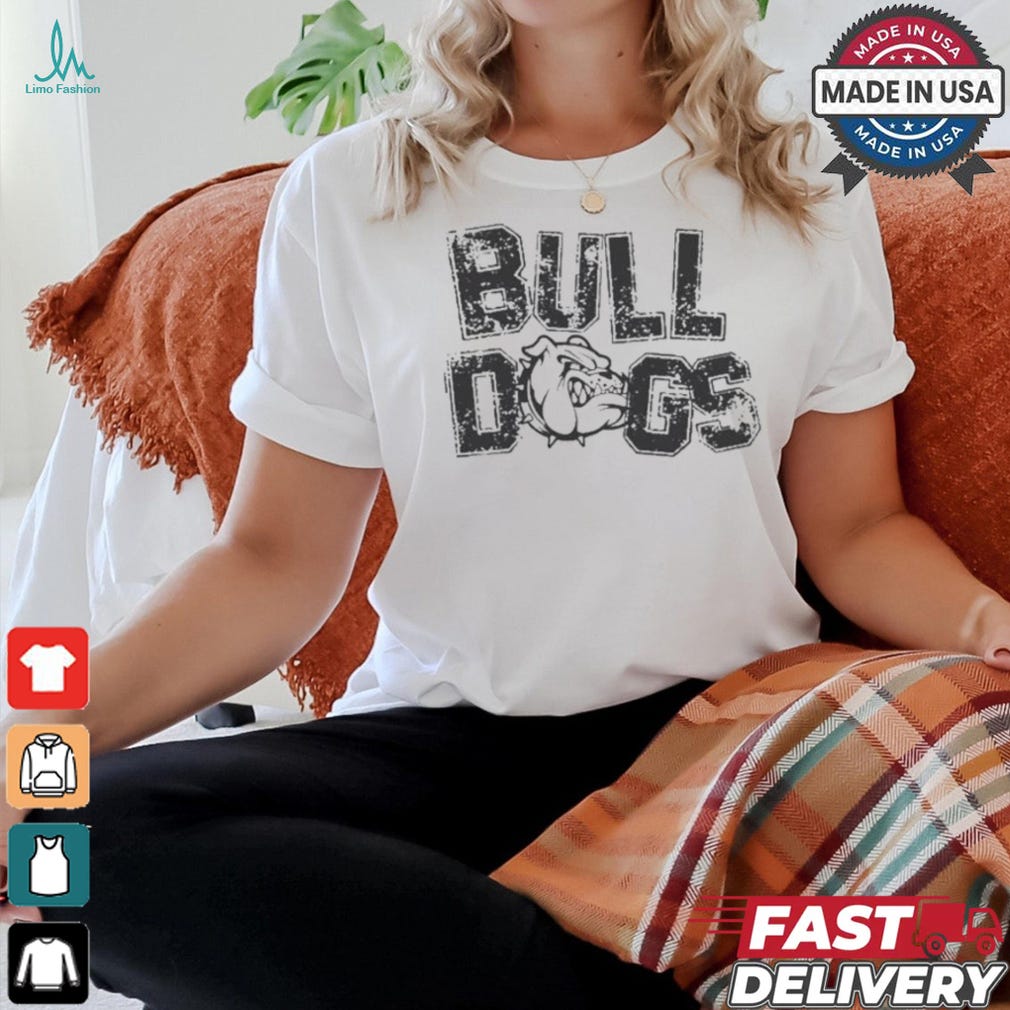 Preppy Bulldog mascot T shirt - HERLAYPRINT - Medium