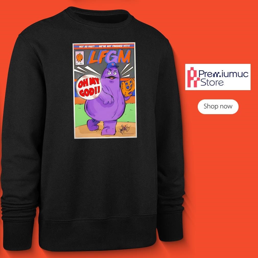 Meet the Mets’ New Look: The Grimace Mascot Shirt Fans Are Loving | by ...