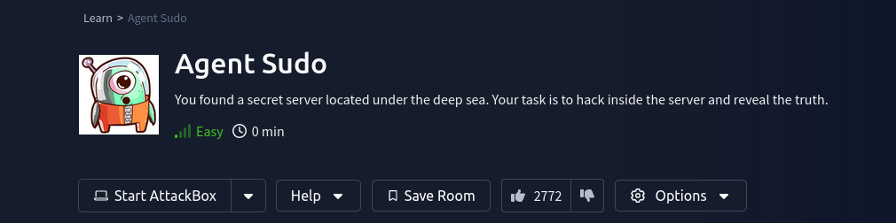 Tryhackme Lab — Agent Sudo Walkthrough By Emilio Pancubit Medium