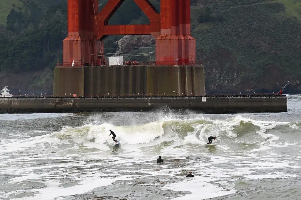 Waves. Golden Gate Bridge, photo by Tayfun… | by vic fortezza | Medium