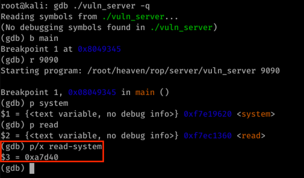 32-bit Return Oriented Programming | by null byte | Medium