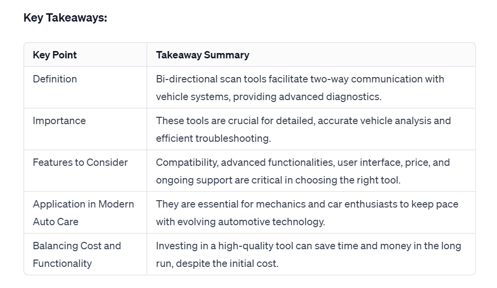 Mastering Bi-Directional Scan Tools: Your Comprehensive Guide | by ...