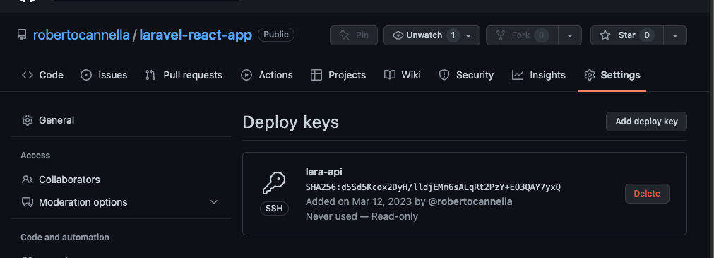 Deploying Laravel React App To Shared Hosting Via Github And Ssh By Roberto Cannella Medium