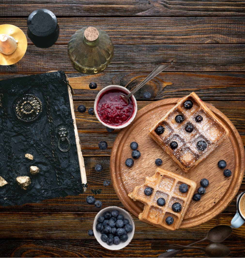 Food Friday: Wisdom Waffles. Recipe | by Naugh-Tea Nook | Medium