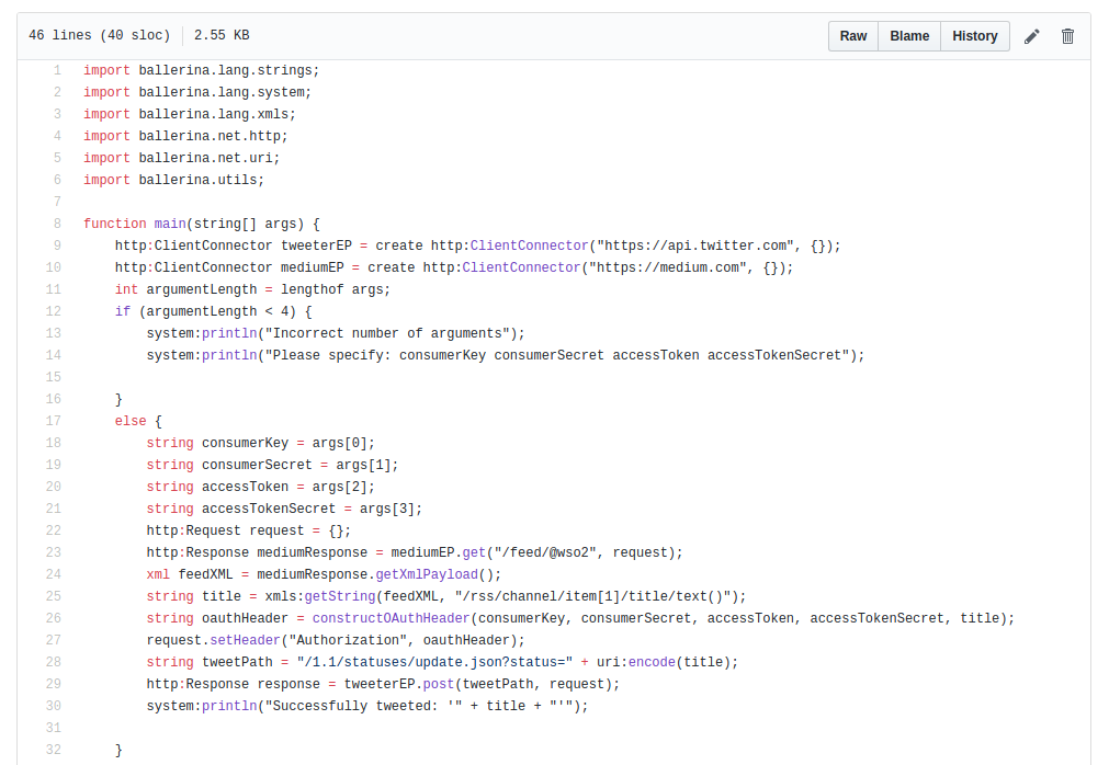 How I added Ballerina support to GitHub | by Shan Mahanama | codeburst