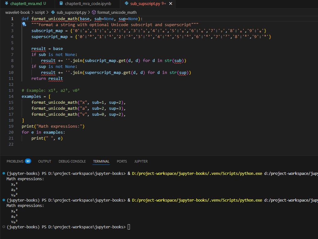 Printing Math-Friendly Strings in Python Without LaTeX | by Dr. Shouke ...
