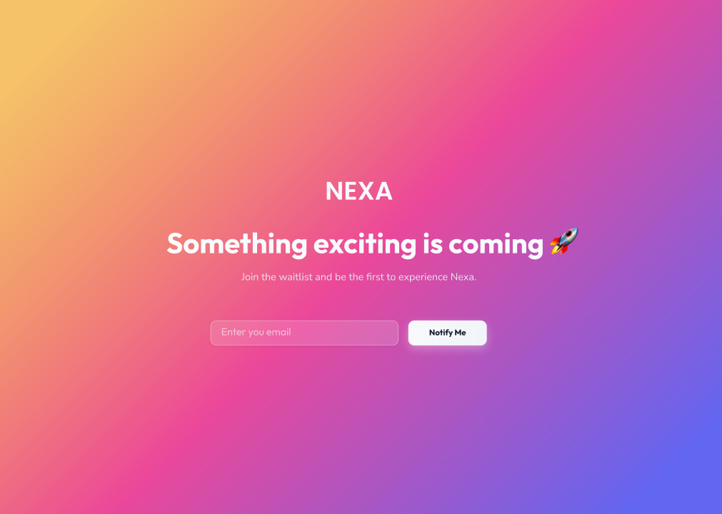 Build Your Own “Coming Soon” Landing Page — Hands-On HTML & CSS Project | by Sameeksha | Oct ...