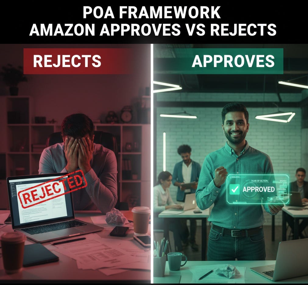 POA Framework Amazon Approves vs Rejects (Real Examples) | by Tahir ...