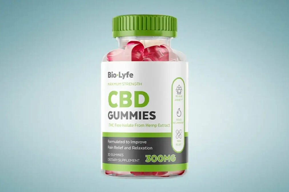 Biolyfe CBD Gummies Official Supplement | by Cobraxmaleenhancementgummies | Aug, 2023 | Medium