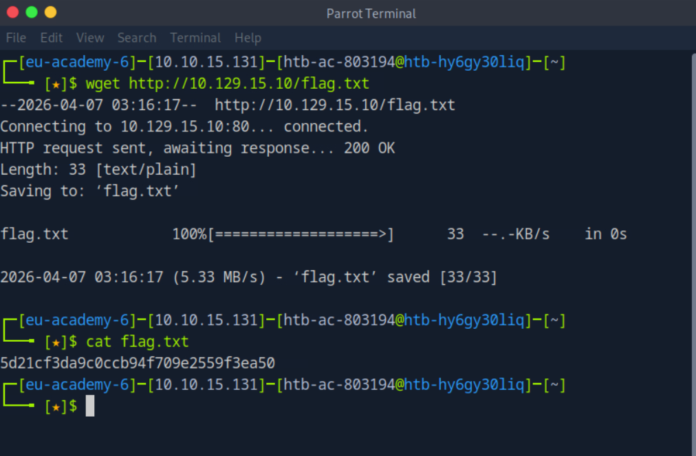 HTB Academy — Linux File Transfer Methods Walkthrough | by AIwolfie ...