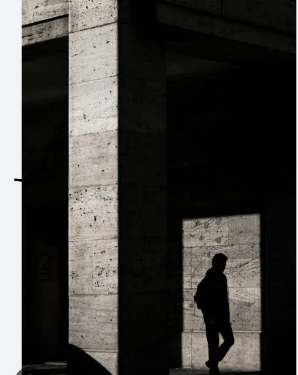 The man’s protective shadow... Every human being longs for a “shadow ...
