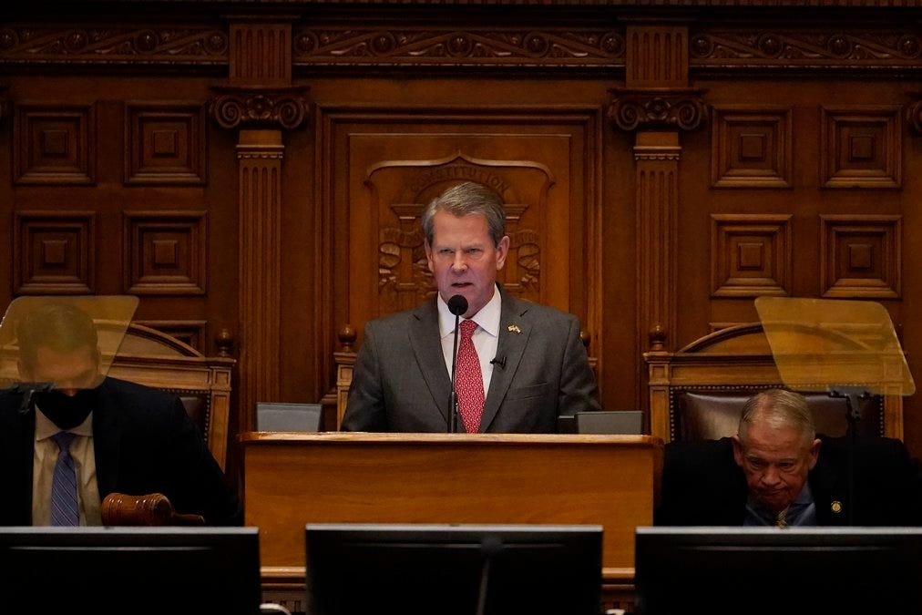 Georgia Governor Kemp Delivers State of the State | by BBP News | Medium